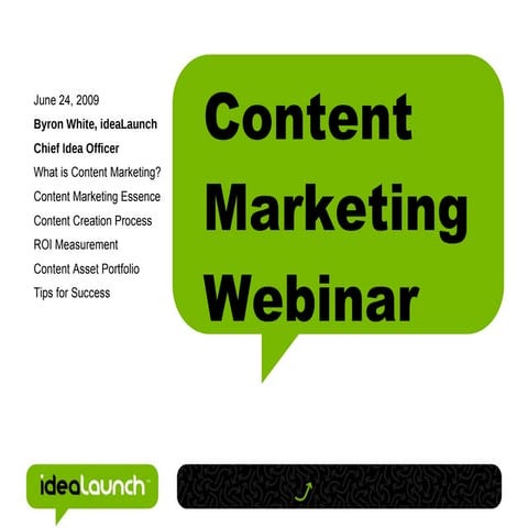 Content Marketing Webinar | PPT