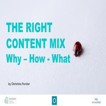 Content mix | PPT