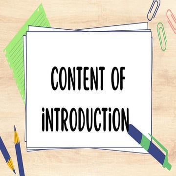 Content of Introduction of research in education | PPT