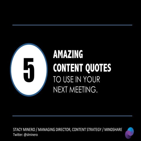 5 Great Content Quotes to Use In Your Next Meeting | PDF | Marketing ...