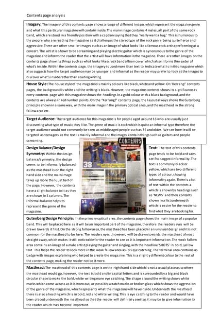 Annotation of jazz magazine contents page | DOCX