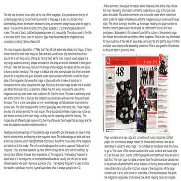Magazine Contents page textual analysis media studies | PPTX