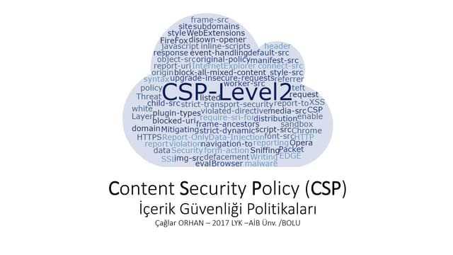 Content Security Policy Csp Ppt