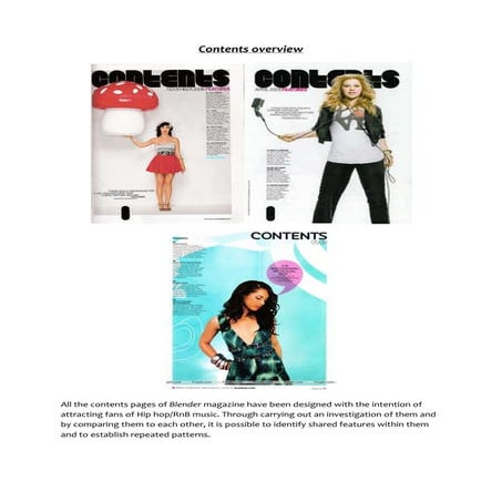 Contents overview | DOCX | Desktop Publishing | Computer Software and Applications