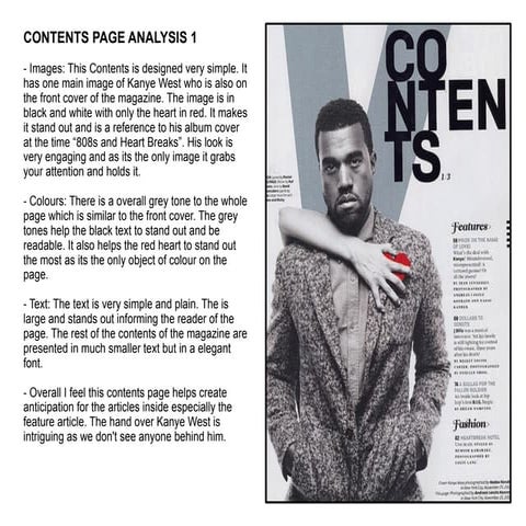 Contents page analysis | ODP