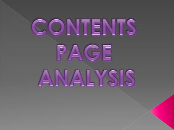 Graphic Elements of Film Magazines | PPTX