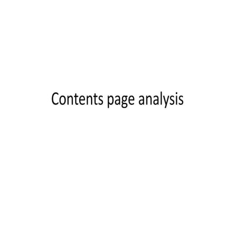 Hip Hop Content Page Analysis | PPTX