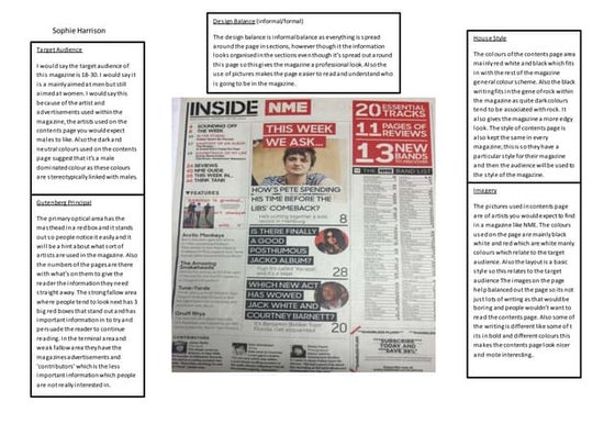 Magazine Cover Analysis | PPT