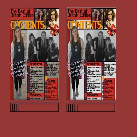 Magazine names. | DOCX