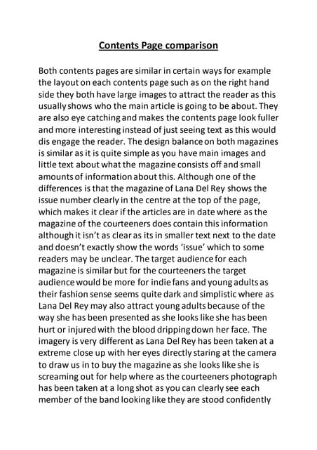 Music magazine cover analysis | PPT