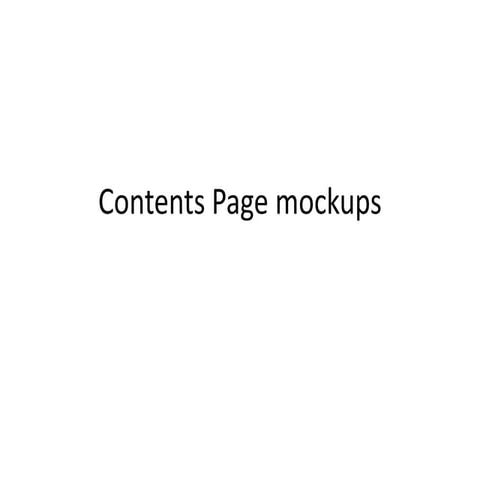 Content page | PPT