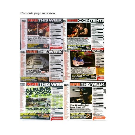 (Nme) contents page overview | DOCX
