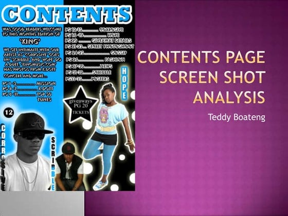 Contents analysis | PPT