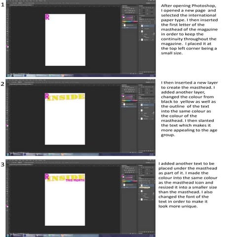 Front cover, DPS and contents page annotations | PPTX