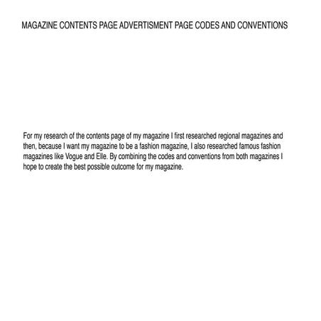 Contents page research pdf | PPT