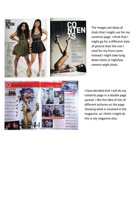 Double page spread draft two | PPT