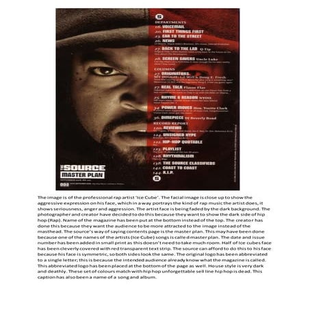 Hip Hop Content Page Analysis | PPTX
