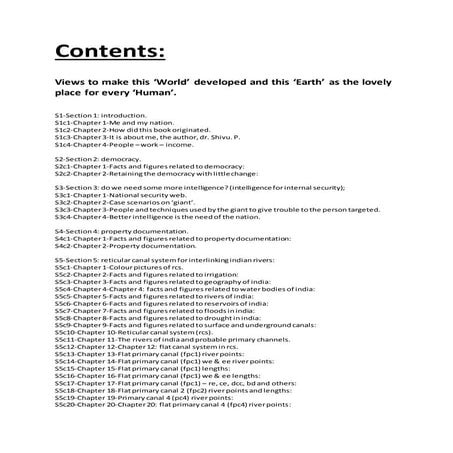 Contents of this book - section chapter (Includes all the chapters) | PDF