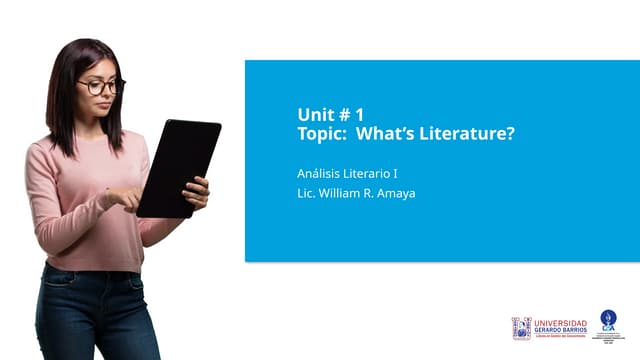 What is literature | PPTX | Books and Literature