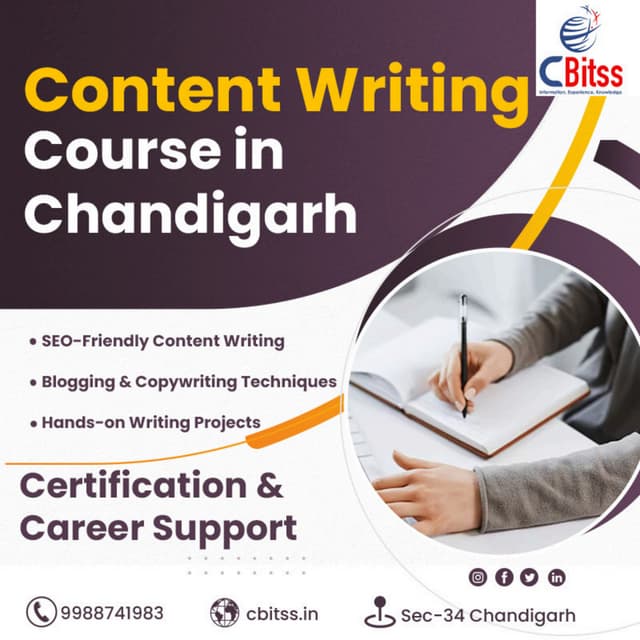 Content Writing Course in Chandigarh | Master the Art of Content Creation | PDF