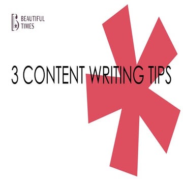 Content writing tips | PPT