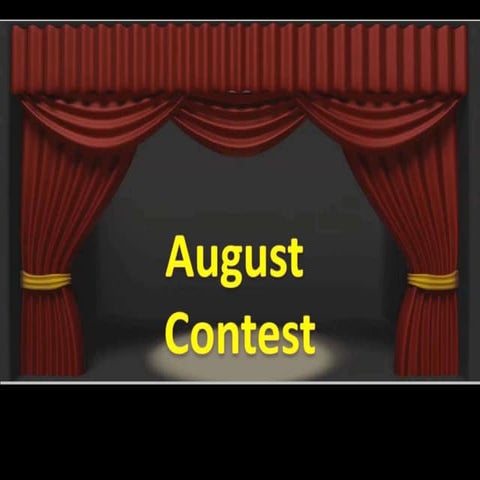August Contest | PPT