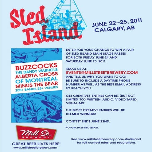 SLED ISLAND WEEKEND CONTEST | PDF