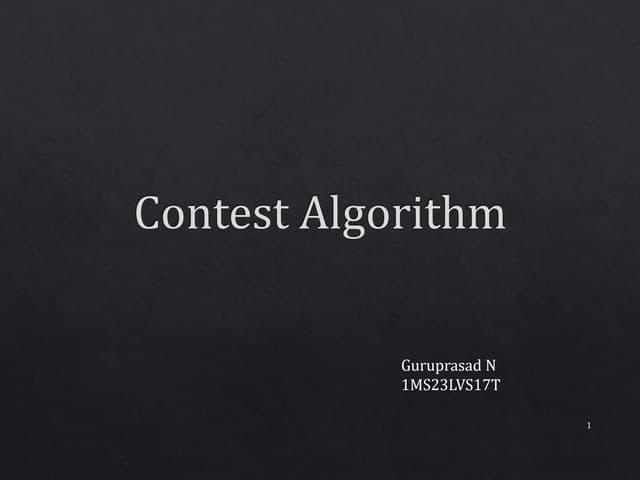 Contestalgorithm In Vlsi Testing Pptx Simulation Video Games 5960