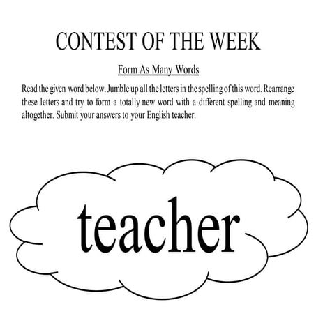 Contest of the week1 | DOCX