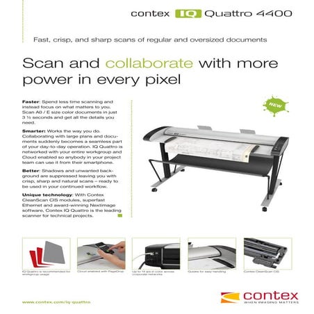 Contex IQ Quattro 4400 | PDF | Computer Peripherals | Computing