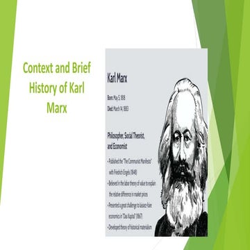 Context and Brief History of Karl Marx.pptx