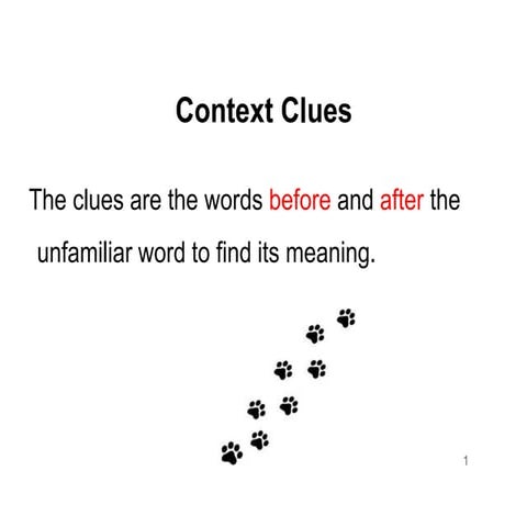 Context Clues - Grade 7 | PPTX