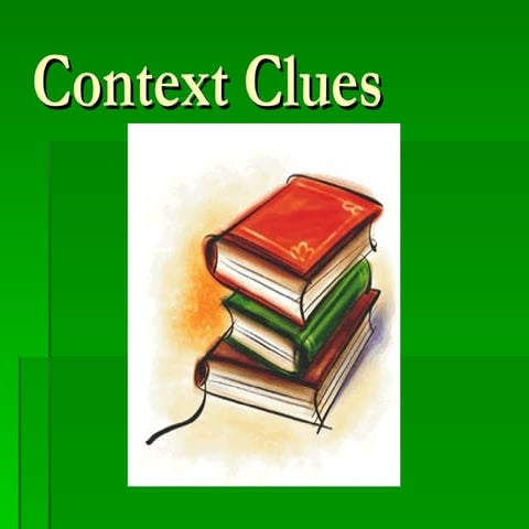 Context clues powerpoint mp | PPT