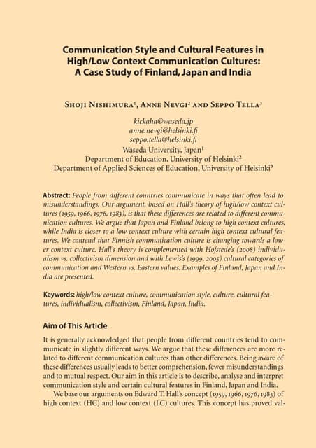 Communicating and Negotiating Across Cultures | PPT