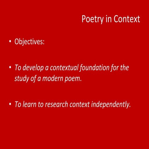 Context lesson - Primo Levi | PPT