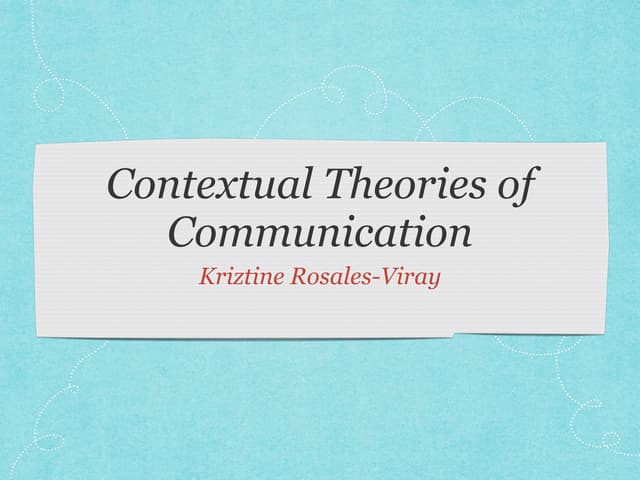 Model of communication pdf | PDF