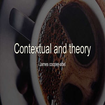 Contextual and theory | PPTX