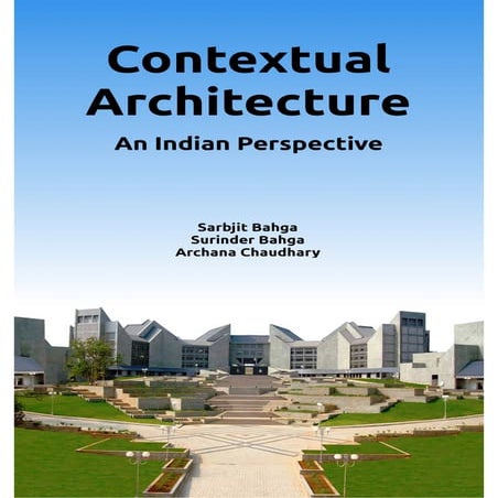 CONTEXTUAL ARCHITECTURE: An Indian Perspective | PDF