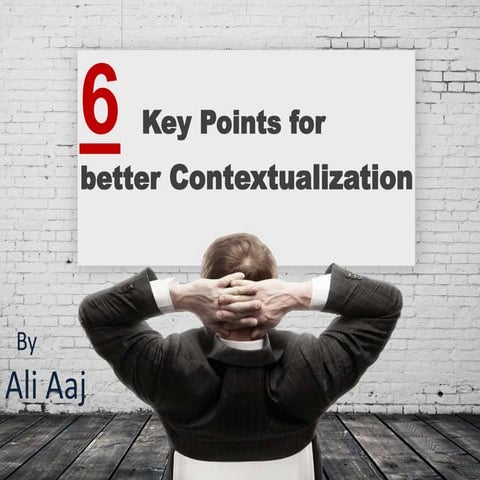 Contextualization | PPT