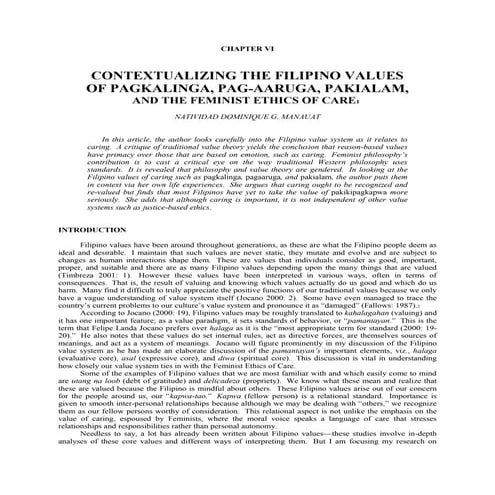 Filipino core values | PPT