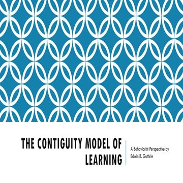 GUTHRIE’S CONTIGUOUS CONDITIONING | PPTX
