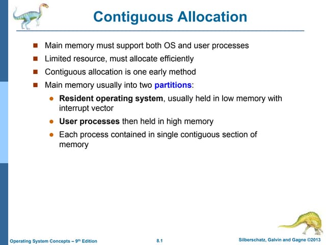 Contiguous Memory Allocation Ppt