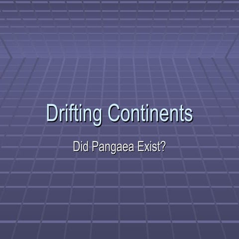 Continental drift notes | PPT