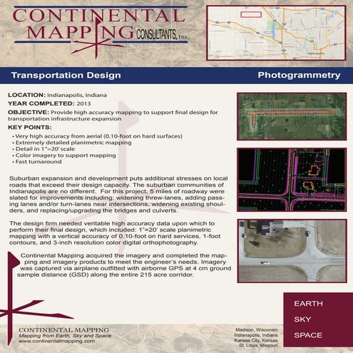 Continental Mapping Projects - Trans Design | PDF | Civil Engineering ...