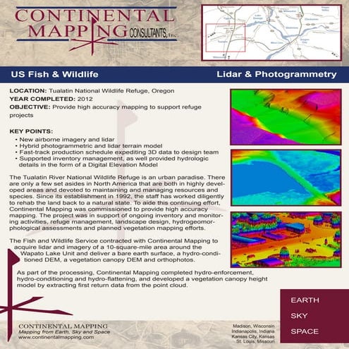 Continental Mapping Projects - Tualatin National Wildlife Refuge | PDF