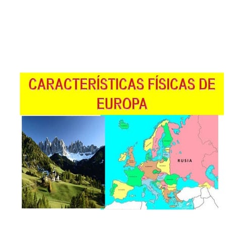 geografía: Europa | PDF