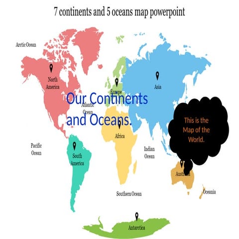 Continents and Oceans.pptx part 1 social science | PPTX