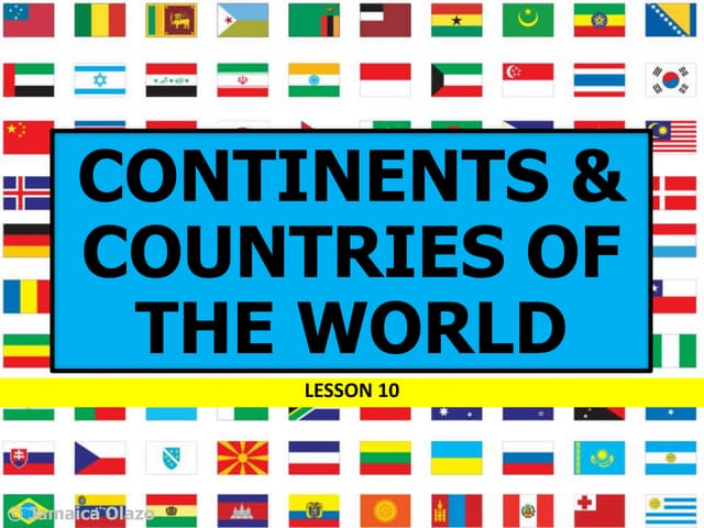 Presenting world map at a glance | PPTX