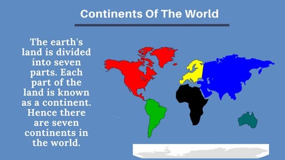 Interesting facts about continents in the world | PPTX | South America ...