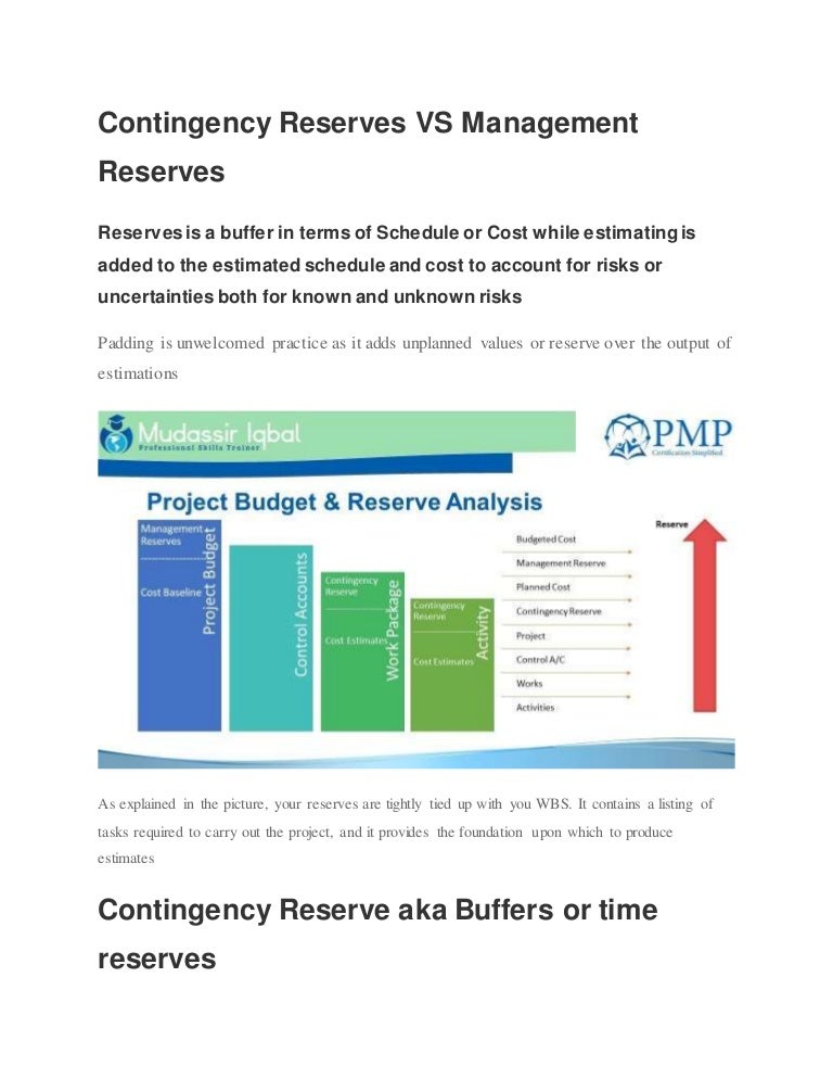 What Is Management Reserve at Paul Boldt blog